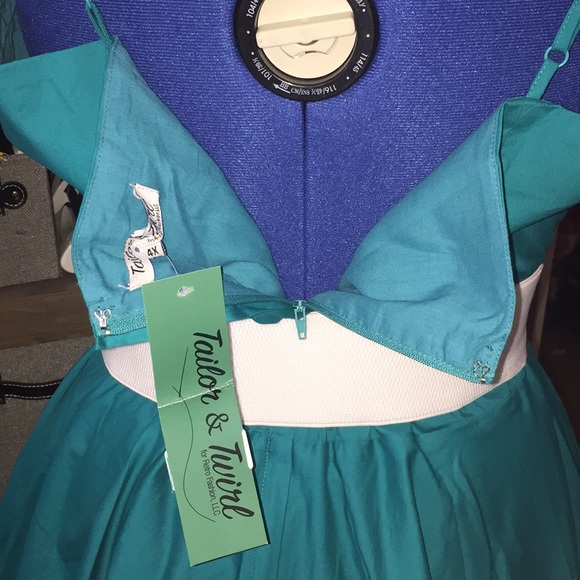 Tatyana | Dresses | Nwt Tailor Twirl Turquoise Peggy Dress Size 4x ...